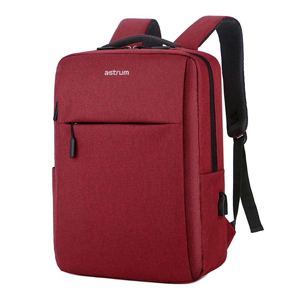 LB200 BACKPACK OXFORD 15″ USB RED | www.quickstore.co.za