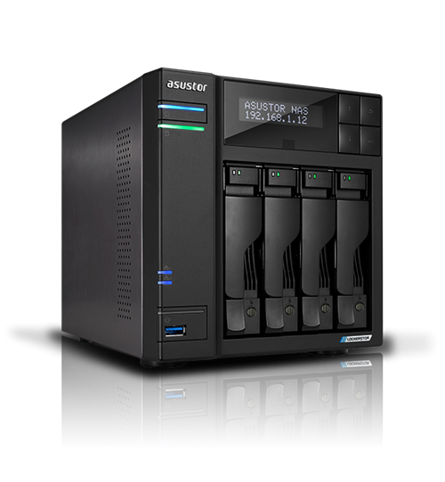 Asustor Lockerstor 4-Bay Gen2 NAS AS6704T (No HDD) | www.quickstore.co.za